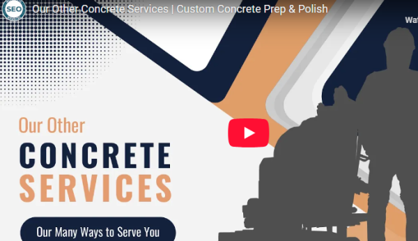Our Other Concrete Services - CUSTOM CONCRETE PREP & POLISH